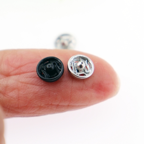 6MM Sewing Press Buttons for Small Baby Doll Mini Metal Snap Fastener ...
